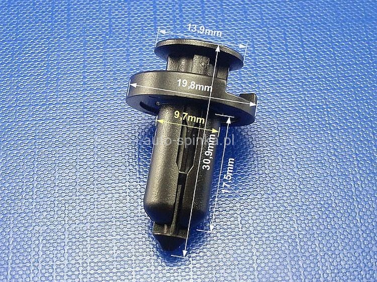 ASC0354 Kołek 10 x 17 zderzaka osłon progu atrapy Honda SUBARU 91503 ...