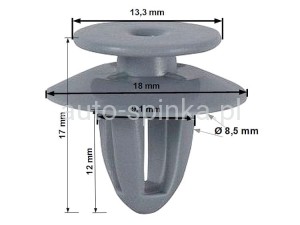 boczki i poszycia tapicerskie / G31 / 5 / BMW - spinki, kołki, klipsy ...
